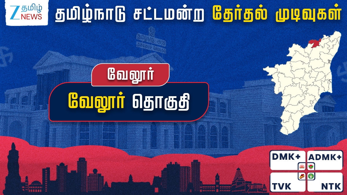 வேலூர் தேர்தல் முடிவுகள் 2026: வெற்றி பெற்றது யார்? நேரடித் தகவல்கள் ...
