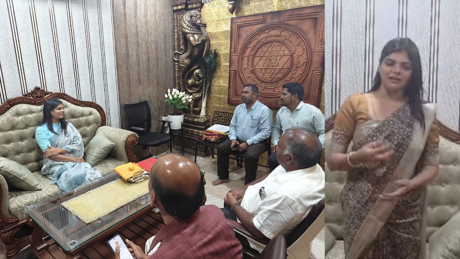 Kanimozhi Santhosh Sofa Controversy : சோபா சர்ச்சைக்கு தவெக எம்எல்ஏ ...