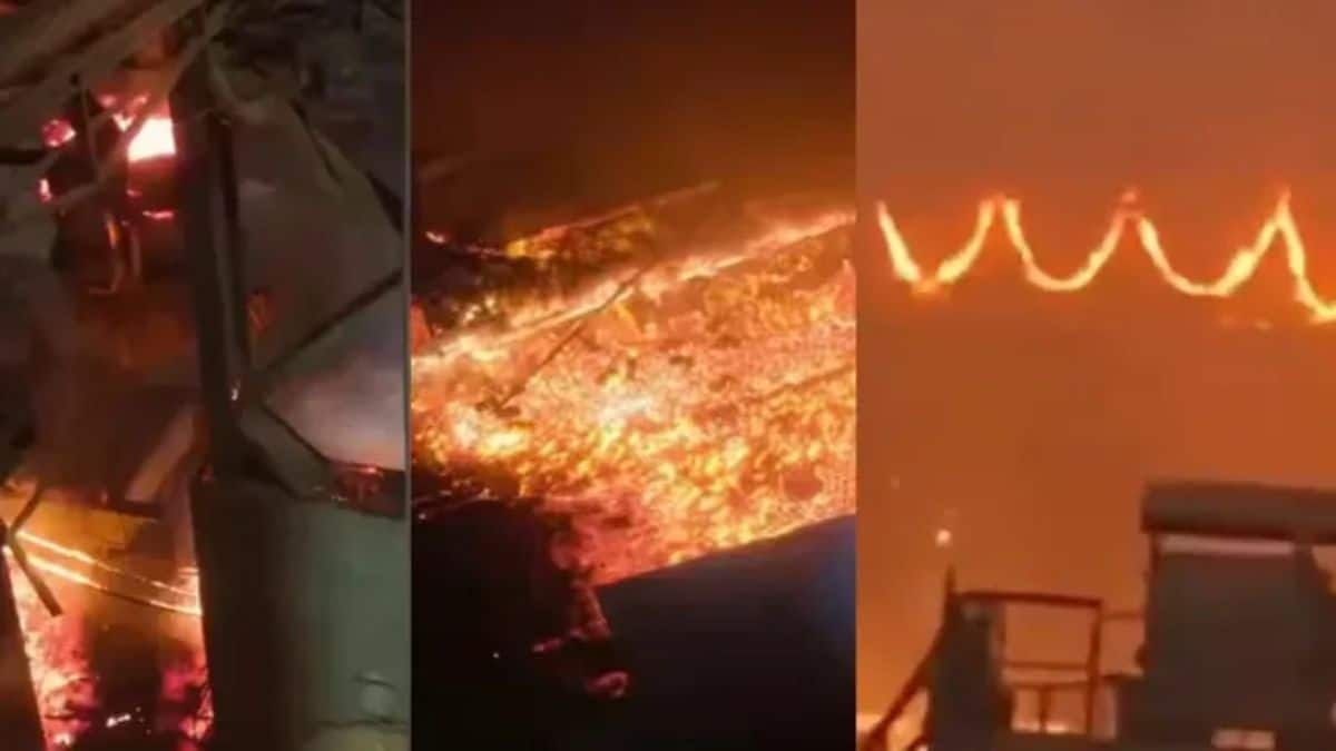 விசாகப்பட்டினம் அருகே பயங்கரம்: இரும்பு ஆலையில் கொள்கலன் வெடித்து சிதறி ...