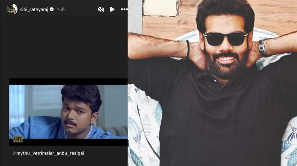 Actor Sibi Sathyaraj Shares Video In Support Of Vijay After Karur TVK ...