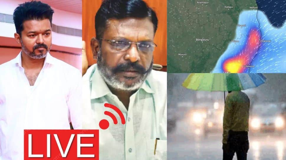 Latest Live News Updates In Tamil Nadu TVK Vijay Speech VCK Leader Thol ...